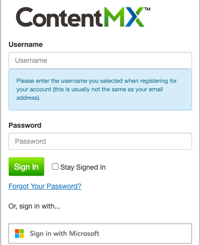 Using Microsoft Single Sign-On (SSO)