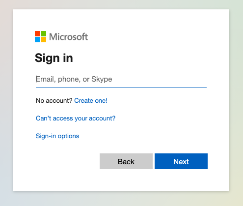 Using Microsoft Single Sign-On (SSO)